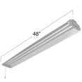 Hyper Tough 4 ft Steel, 5000 Lumen LED Shop Light, Grey - Walmart.com