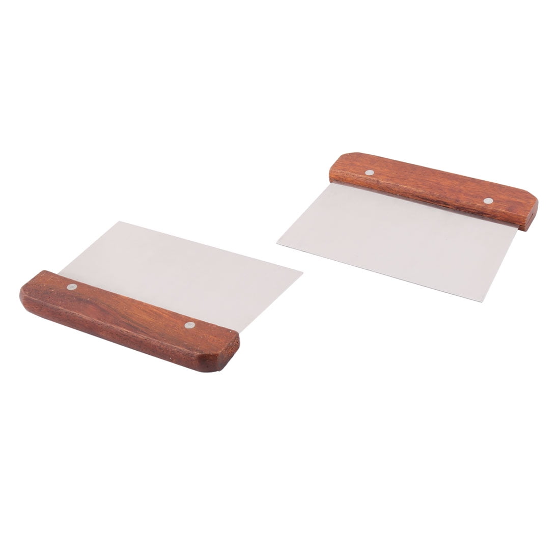 Wood Handle Stainless Steel Cake Pastry Baking Scraper Chopper Cutter 2 ...