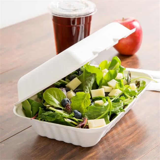 9X6 CLAMSHELL MOLDED FIBER HOAGIE 250/CASE - Walmart.com