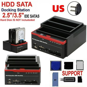 StarTech.com Dual Bay SATA HDD Docking Station for 2 x 2.5/3.5" SATA SSDs/HDDs - USB 3.0 - SATA ...