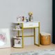 Ktaxon Vanity Table with Lighted Mirror, Makeup Vanity Dressing Table ...