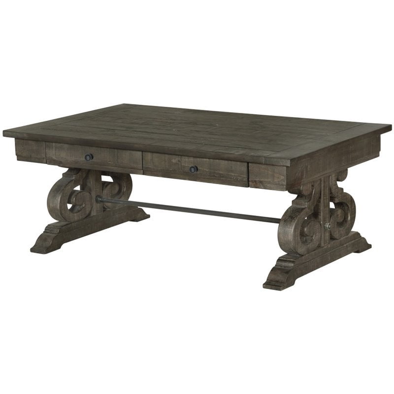 Magnussen Bellamy Coffee Table in Peppercorn - Walmart.com