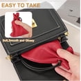 1 Pcs Drawstring Bag, Leather Coin Purse, Change Purse for Women, Men's ...