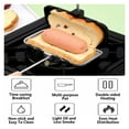 COM1950s Sandwich Grill Press,Nonstick Double-Sided Breakfast Maker for ...
