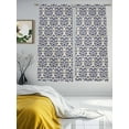 Baroque Pattern Sheer Curtains for Living Room Bedroom, Vintage ...