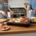 Electric Griddle with 16 x 10 Inch Flat Non-Stick Cooking Surface ...