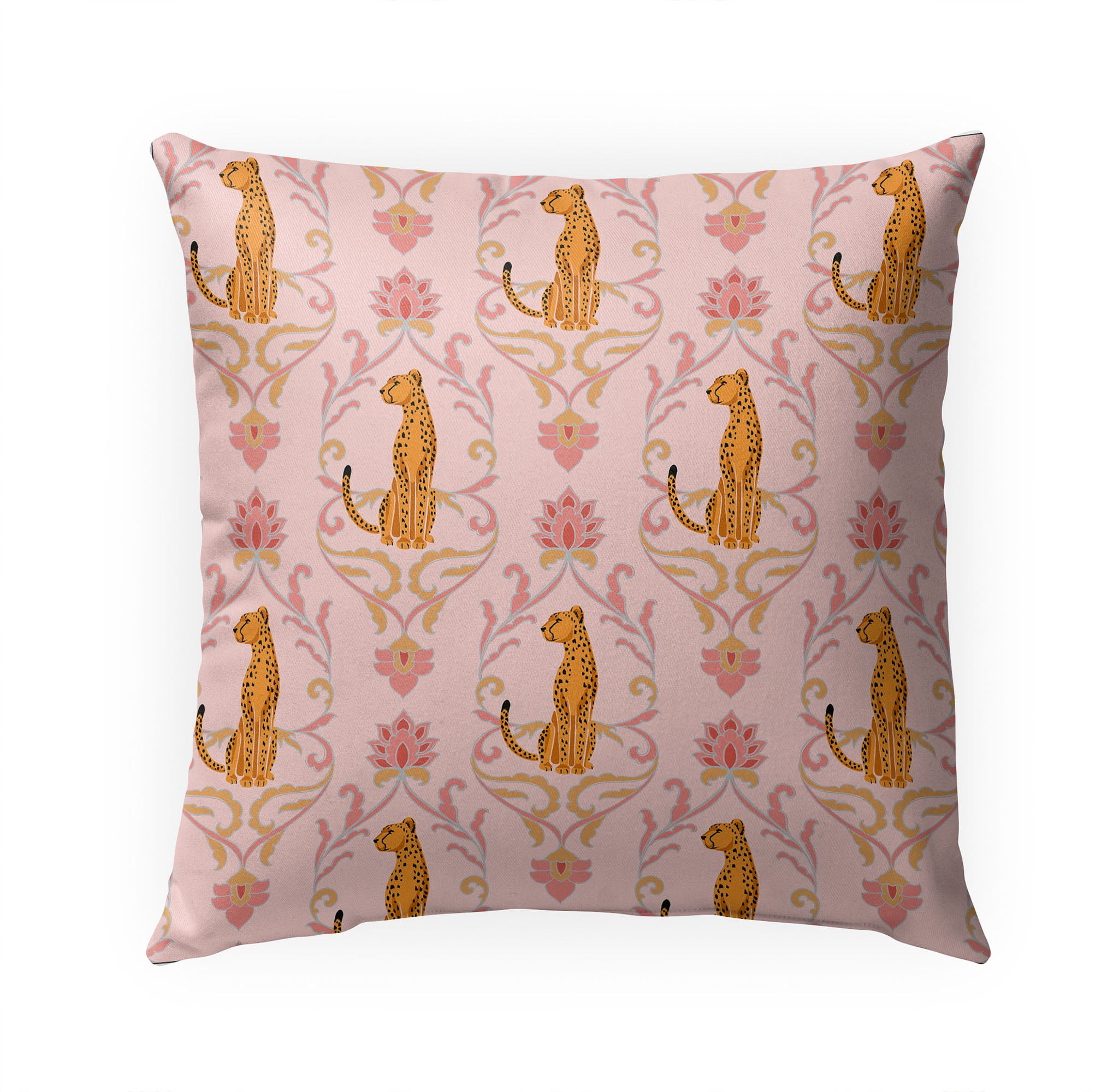Wild Cat Pink Outdoor Pillow by Kavka Designs - Walmart.com