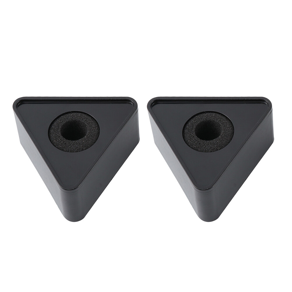 2Pcs Portable ABS Injection Molding Triangle Shaped Interview Mic ...