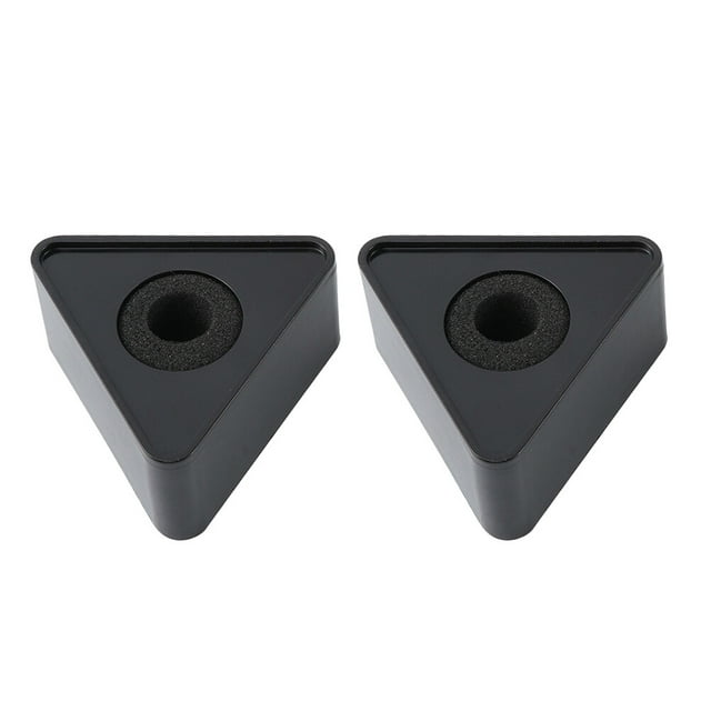 2Pcs Portable ABS Injection Molding Triangle Shaped Interview Mic ...
