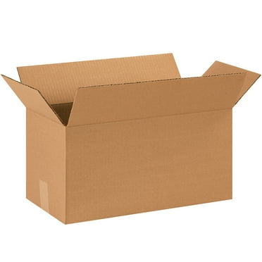 Box Partners Corrugated Boxes 22" x 16" x 10" Kraft 20/Bundle 221610 ...