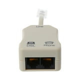 TRINGKY Telephone Splitter RJ11 Adapter ADSL Modem Telephone Phone Fax ...