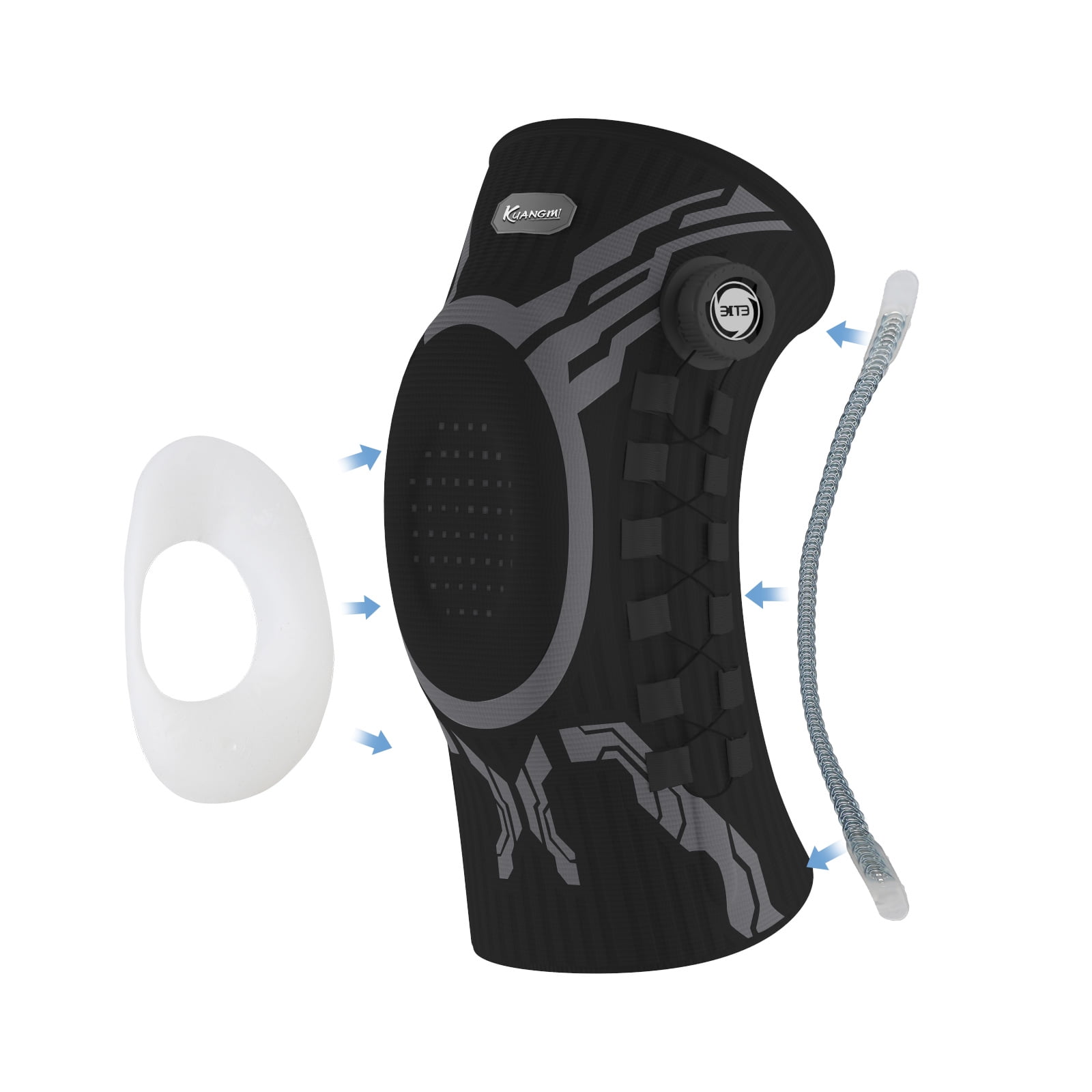 Click here for Kuangmi Knob Knee Brace For Pain Relief  Knee Supp... prices