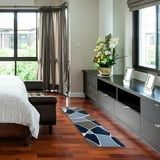 Better Homes & Gardens Indoor Blue Geo Area Rug, 22" x 60" - Walmart.com