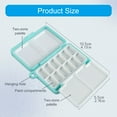 12 Well Paint Storage Box Watercolor Paint Case Folding Paint Box Paint ...