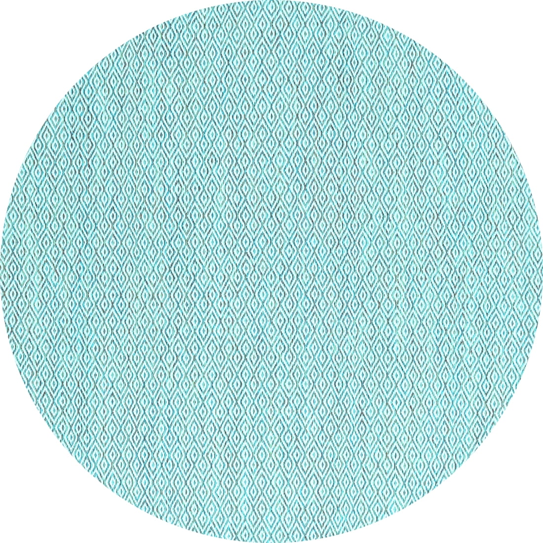 Ahgly Company Indoor Round Solid Light Blue Modern Area Rugs, 4' Round ...