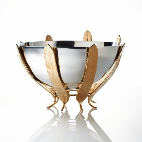 Lunares Feather Pedestal Bowl - Walmart.com