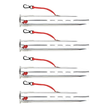 4 x Heavy Duty Camping Pegs Snow Pegs Accessories Ground Anchors ...