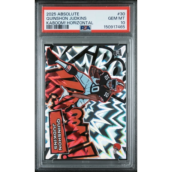 2025 Panini Absolute Kaboom! Horizontal Quinshon Judkins #30 PSA 10 ...