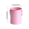 Barrel Pencil Holder 3.7x4.5", Metal Pen Holder for Desk Pencil Holders ...