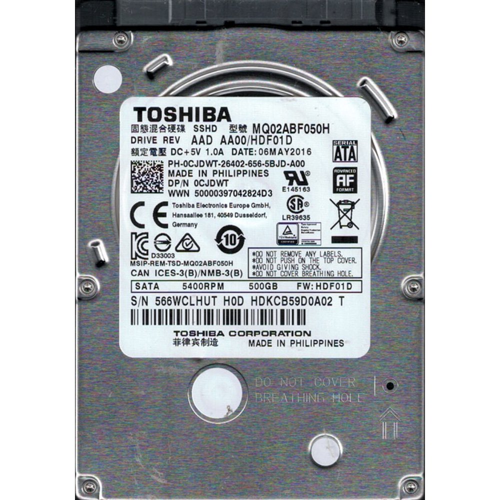 MQ02ABF050H AAD AA00/HDF01D PHILIPPINES Toshiba 500GB - Walmart.com ...