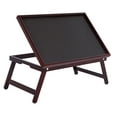 BirdRock Home Bamboo Lap Tray with Adjustable Top - Walnut - Walmart.com