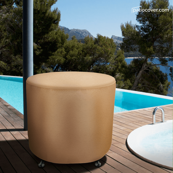 Patio Small Waterproof Table Cover - Outdoor Round Side Table Covers ...