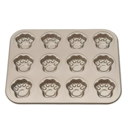 gufffrom Baking Pan Cat Paw Nonstick Non Stick Coating Bake Tray ...