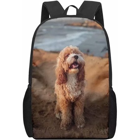 Cute Animal Print Simple Backpack Lightweight Travel Daypack Student ...