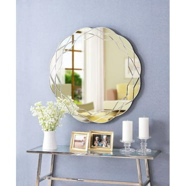 Scribe 27" Frameless Wall Mirror - Walmart.com
