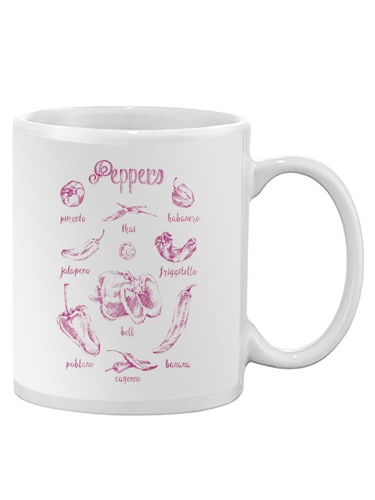 Pepper Varieties Mug - Ethan Harper Designs, - Walmart.com