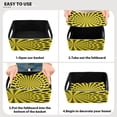 2 Pcs Foldable Felt Storage Bins Decorative Fabric Organizer Baskets ...