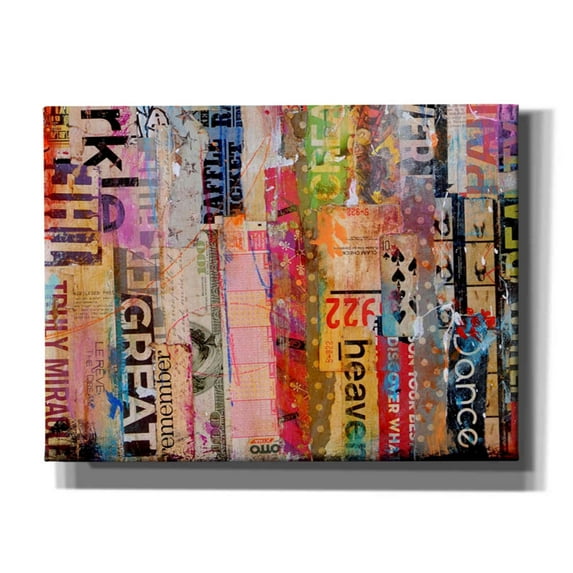 Epic Graffiti 'Metro Mix 21 III' by Erin Ashley Canvas Wall Art, 34"x26 ...