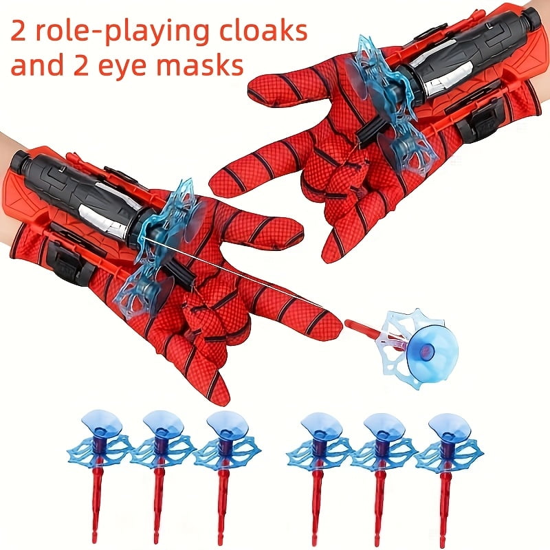 Click here for Deelleeo 2 Sets Spider Gloves Network Shooting Toy... prices