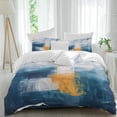4 Piece Duvet Cover Set Cal king, Retro Oil Painting Graffiti Art Soft ...