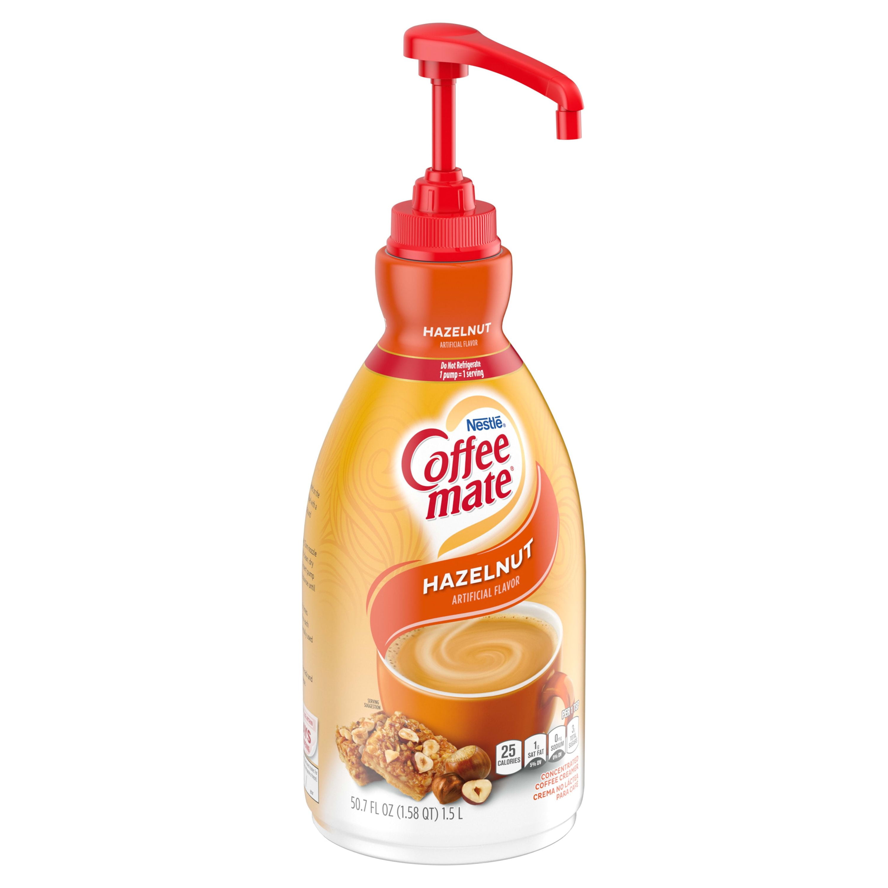 Nestle Coffee Mate Liquid Coffee Creamer Hazelnut Pump | Fig App