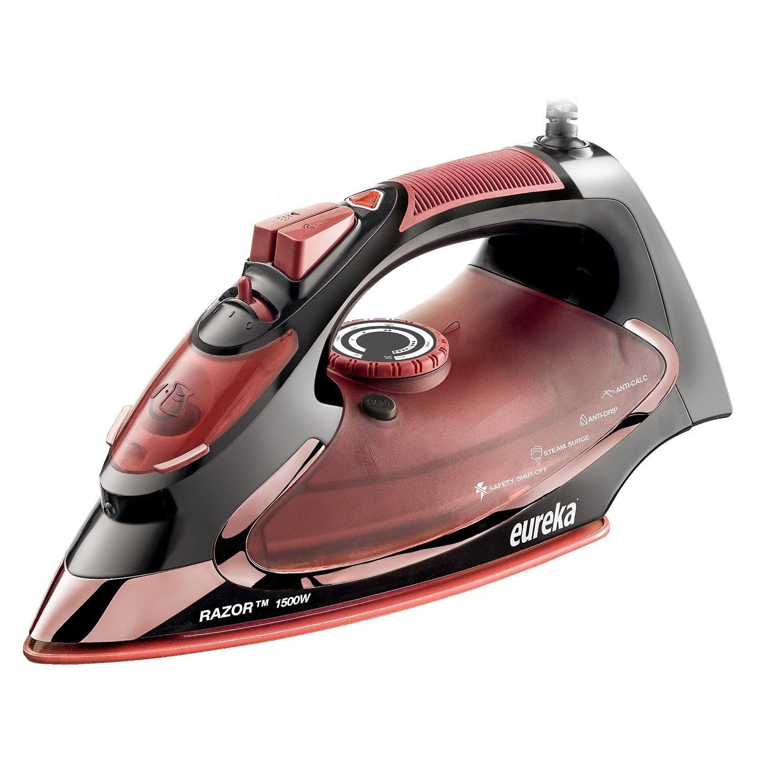 Eureka Razor Powerful Steam Burst Super Hot 1500-watt Iron with Marsala ...