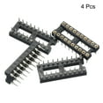 4pcs DIP IC Chip Socket Adapter Round Pin 20P 2.54mm Pitch IC Socket ...