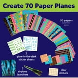 Creativity for Kids Neon Glow Paper Airplanes: Makes 70 Paper Planes ...