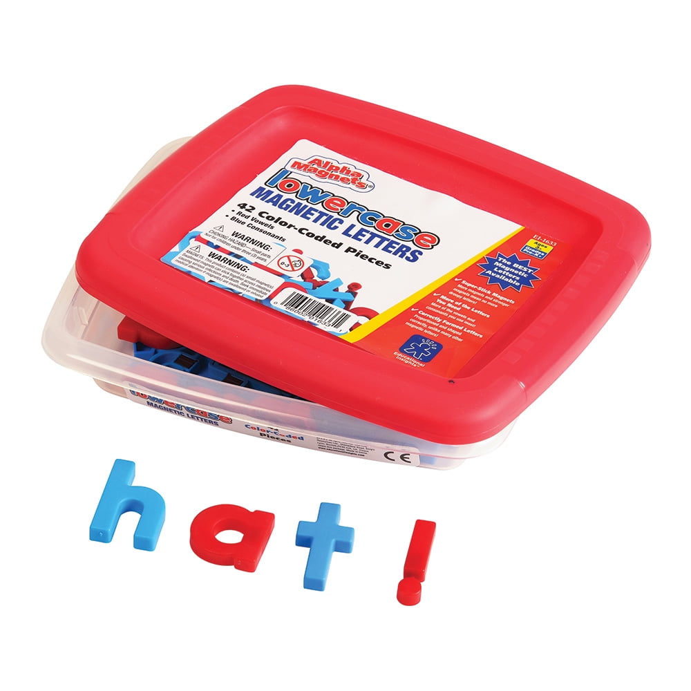 Educational Insights Color-Coded Lowercase AlphaMagnets, Set of 42 ...