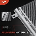 A-Premium Air Conditioning A/C Condenser Compatible with Jeep Wrangler ...