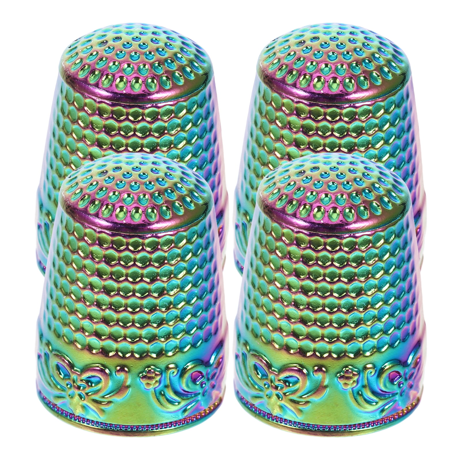 Click here for Ounona 4pcs Sewing Thimbles Metal Thimbles For Han... prices