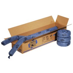 PIG® Mildew-Resistant Absorbent Sock, 4' L x 3" W (3-Pack) - Reusable ...