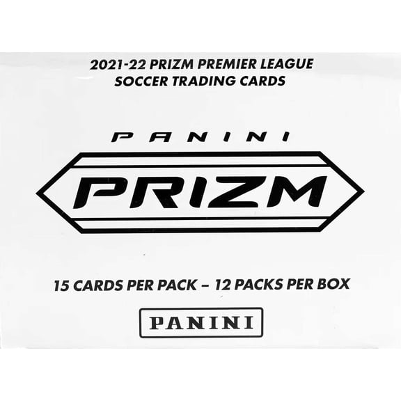 Panini Prizm 2021-22 EPL Soccer Trading Cards Sports Fat Pack Box (12 ...