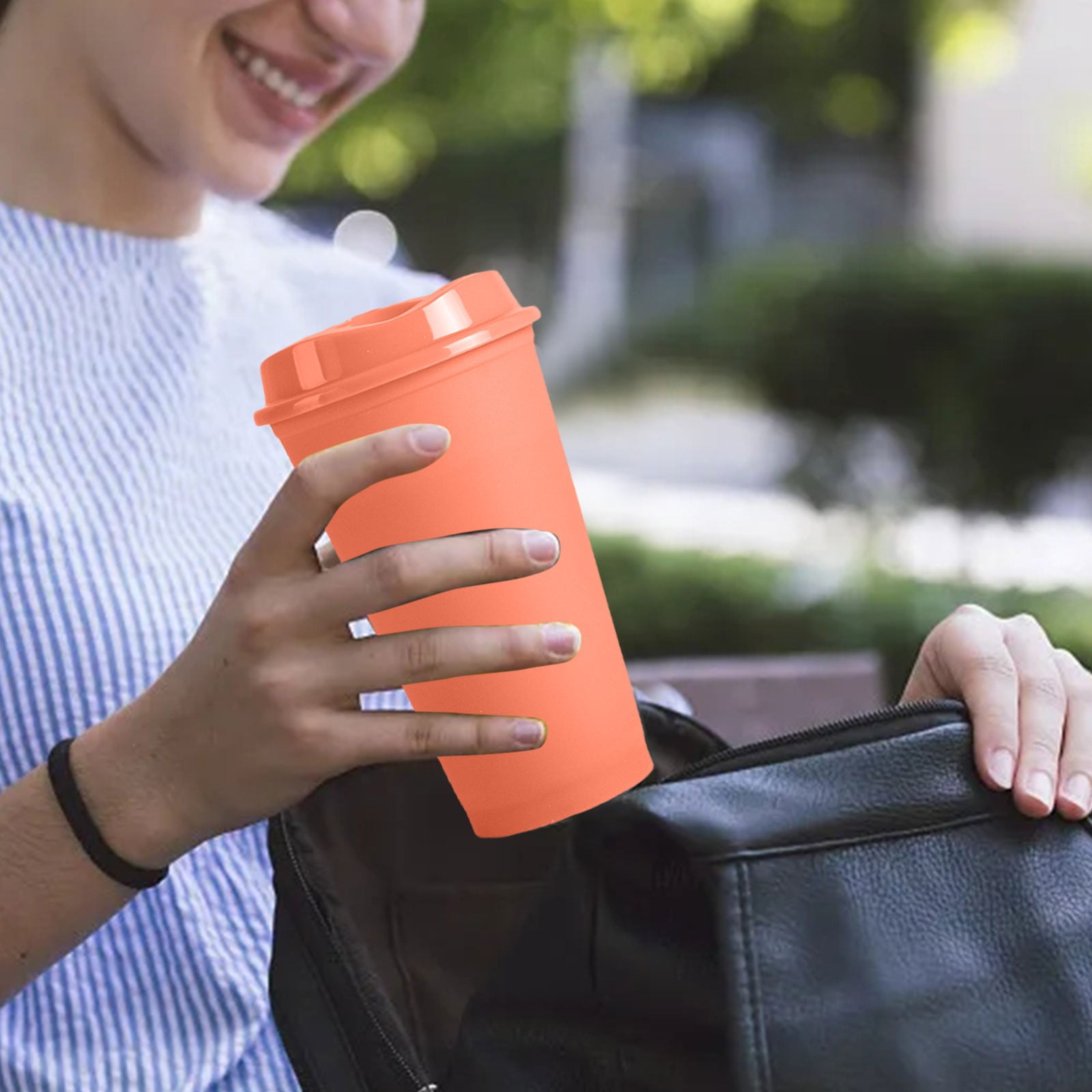 16oz Thermoplastic Cup Pp Color Changing Cup Cartoon Milk Tea Coffee ...