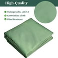 VTMGA Green 275 Gallon IBC Tote Cover Sunshade Water Proof Protective ...