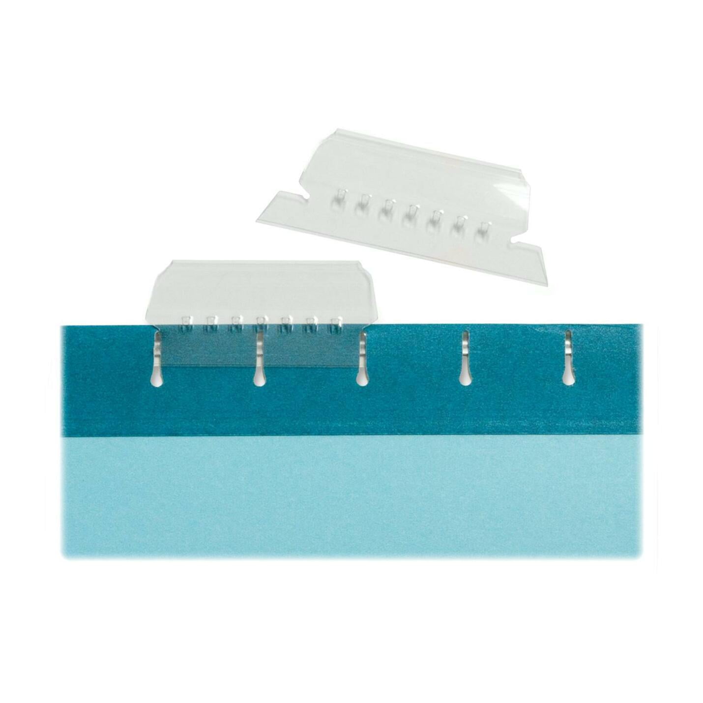 Kleer-Fax 1/5 Cut Clear Plastic Hanging Folder Tabs - Walmart.com
