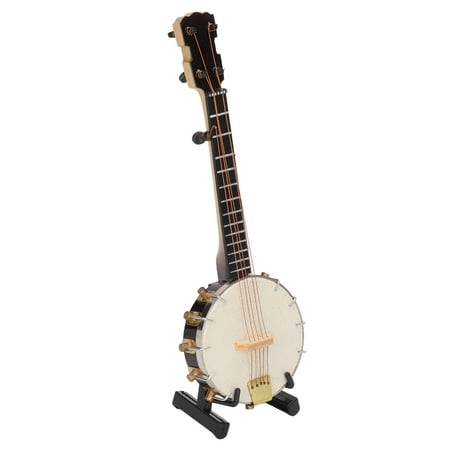 Mini Banjo Toys, Multipurpose Miniature Banjo Model Basswood Material ...