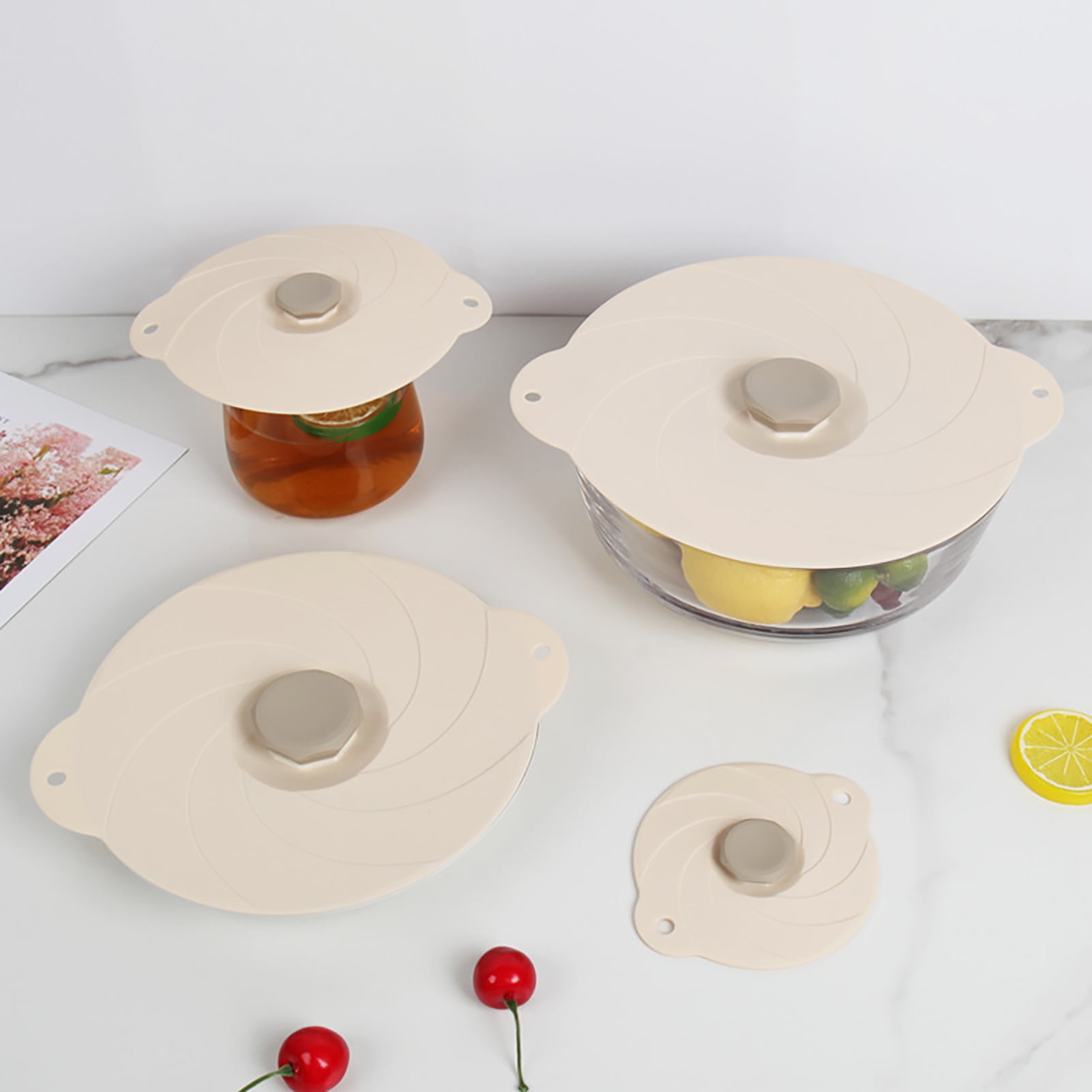 Reusable Sealing Lid - Heat-Resistant - Leakproof - Good Sealing ...