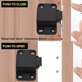 Self Closing Push Door Latches Hardware Kitchen Cabinet Push Latches Drawer Locks Push Pull Tips ...