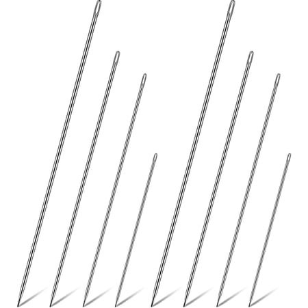 4 Pieces Upholstery Needle Long Straight Hand Needles Sewing Upholstery ...